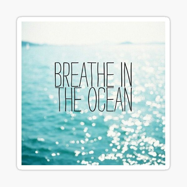 "Tumblr inspired - Ocean print" Sticker for Sale by mariannamonstaa ...
