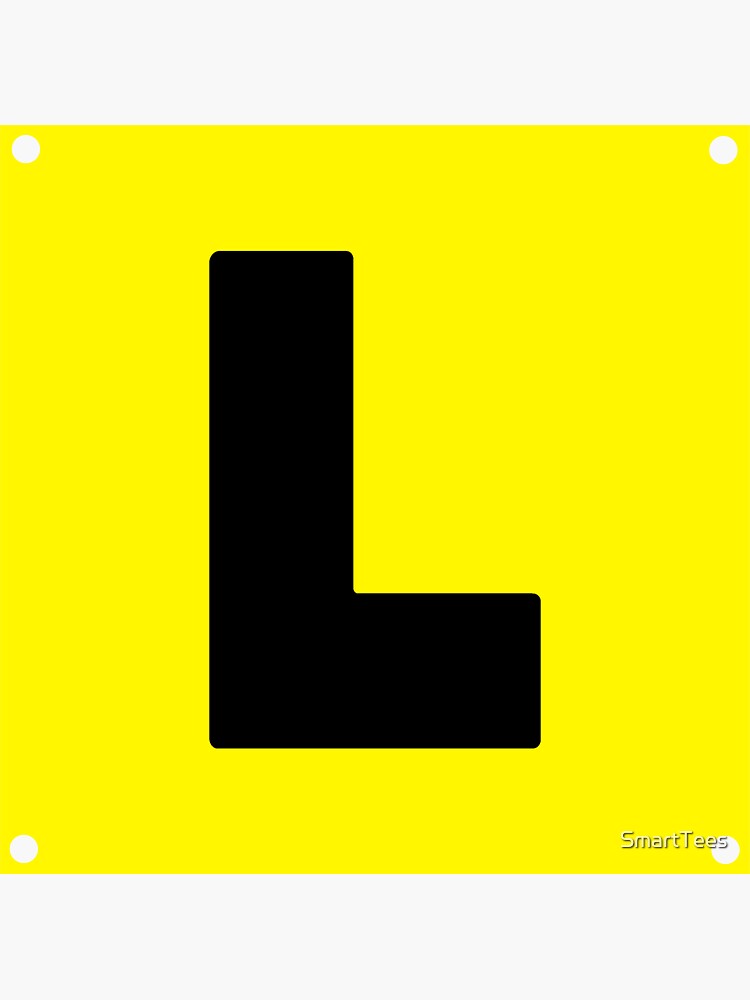 "L plate Learner Driver" Sticker for Sale by SmartTees | Redbubble