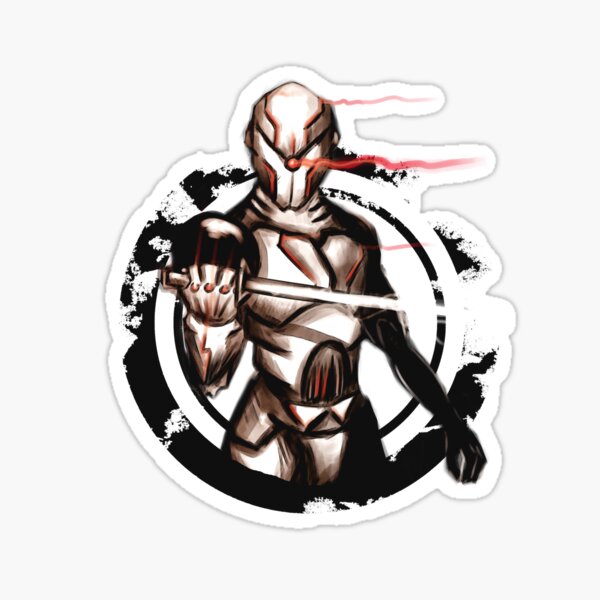 "Cyborg Ninja" Sticker by Traumatron | Redbubble
