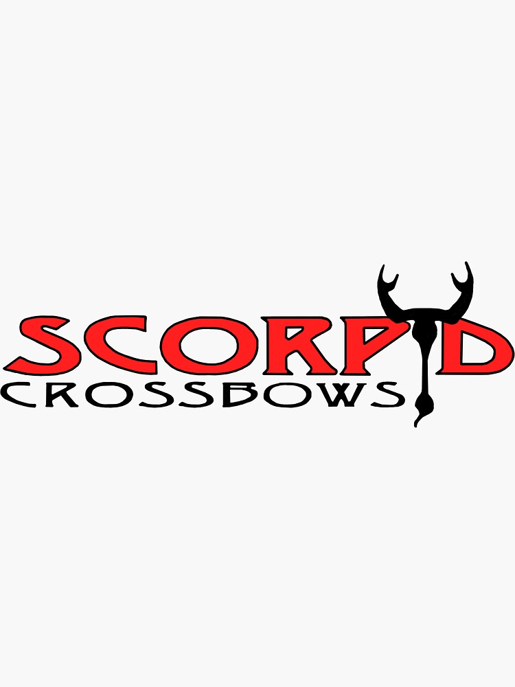 "Scorpyd crossbows" Sticker for Sale by GoFalcon | Redbubble