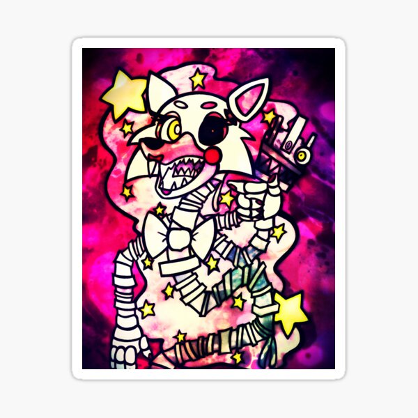"FNAF - It's Mangle!" Sticker for Sale by ScribbleSketch | Redbubble