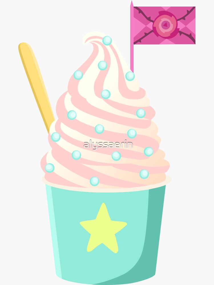 "Universe Ice Cream - Pearl" Sticker for Sale by alyssaerin | Redbubble