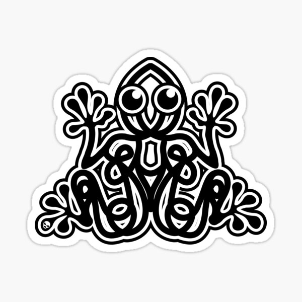 "Celtic Frog" Sticker for Sale by Sookiesooker | Redbubble