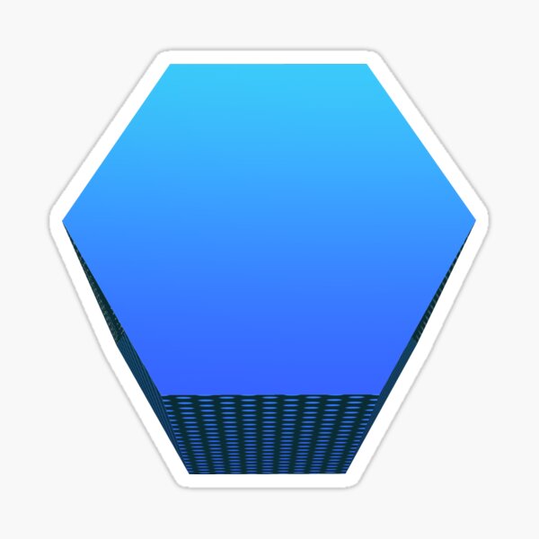 "hexagon" Sticker for Sale by risaxis | Redbubble