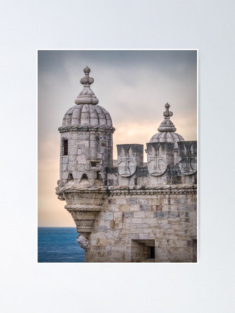 "Belém Tower Turret" Poster by vivsworld | Redbubble