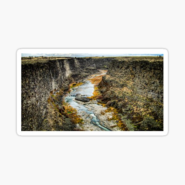 "Snake River Canyon" Sticker by helixgames | Redbubble