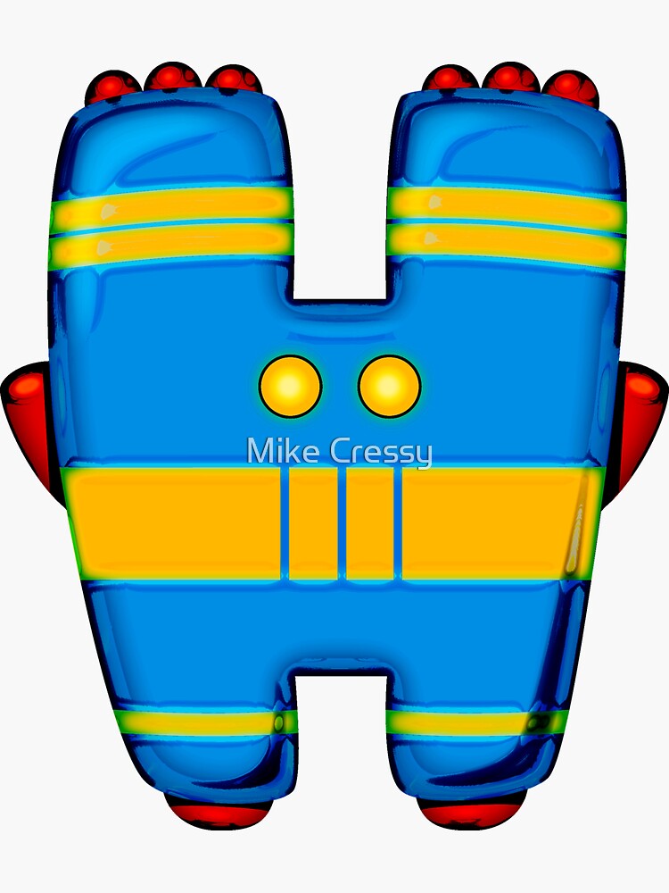 "Introducing the letter "Heta"" Sticker for Sale by mikecressy | Redbubble