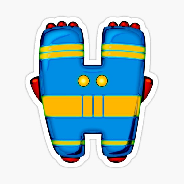 "Introducing the letter "Heta"" Sticker for Sale by mikecressy | Redbubble