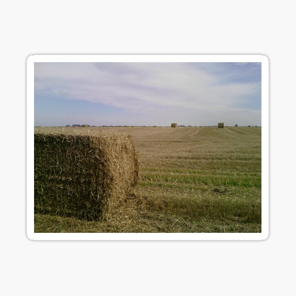 Hay Bale Stickers | Redbubble