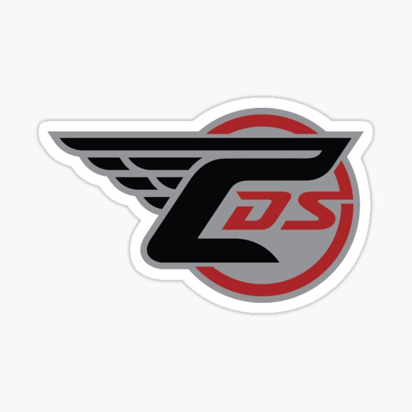 "CDS Logo 3/4 Length Baseball Tee with 3 Color Logo" Sticker for Sale ...