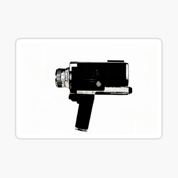 "8mm Movie Camera" Sticker for Sale by GMackenzie | Redbubble