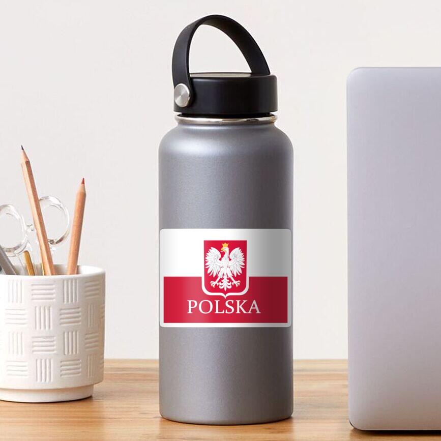 "Patriotic Polish Polska Flag" Sticker for Sale by PolishArt | Redbubble