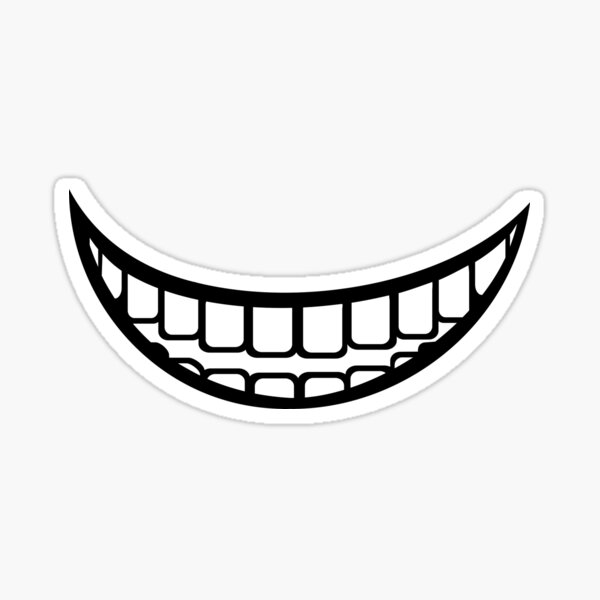 Mouth Smile Stickers | Redbubble