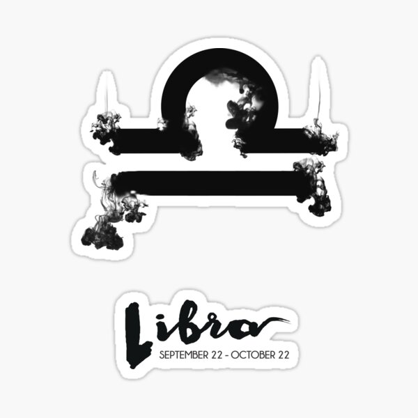"Libra" Sticker by makeready | Redbubble