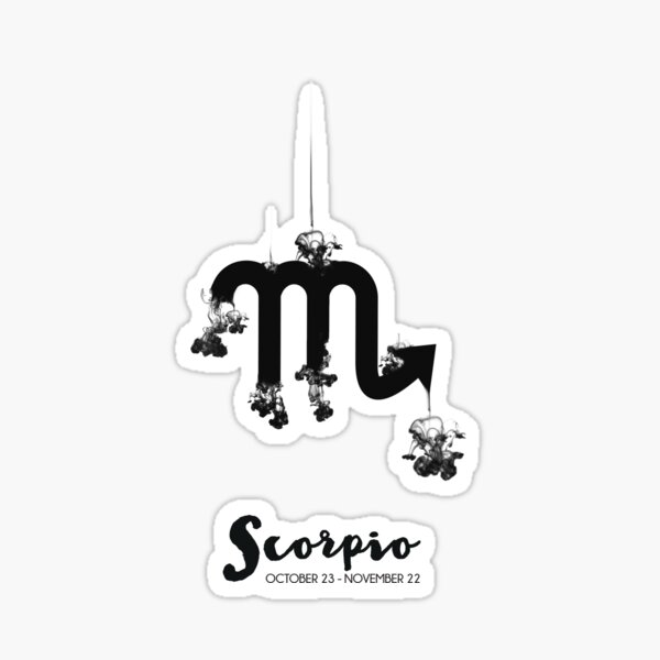 "Scorpio" Sticker for Sale by makeready | Redbubble