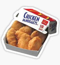 Chicken Nuggets Stickers | Redbubble