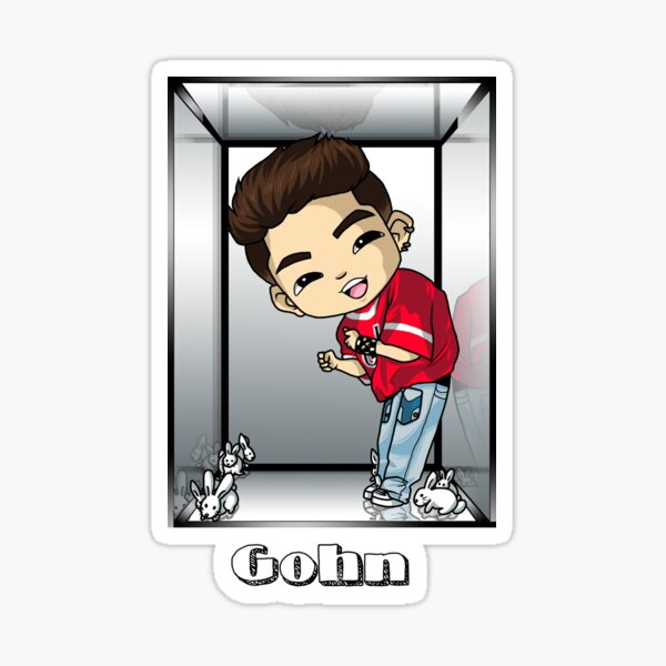 "Gohn Anniversary" Sticker for Sale by chaixing | Redbubble