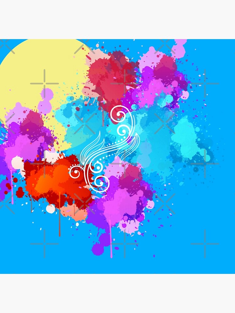 "Color Splash" Sticker by DreamyTigeress | Redbubble