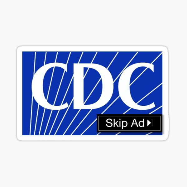 "CDC - Skip Ad " Sticker for Sale by Onevisualeye | Redbubble