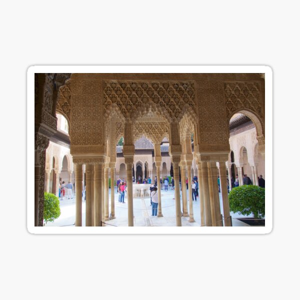 "Details at the Alhambra" Sticker for Sale by alexanderbd2302 | Redbubble