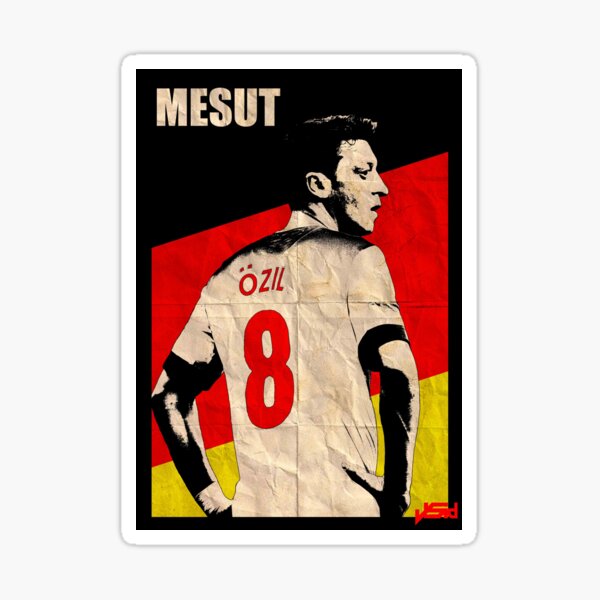 "Ozil" Sticker for Sale by johnsalonika84 | Redbubble