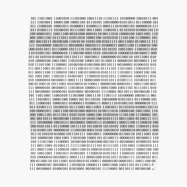 "Im made of numbers 0-1 Digital Zero One Math Inspired Artwork Binary" Poster for Sale by ...