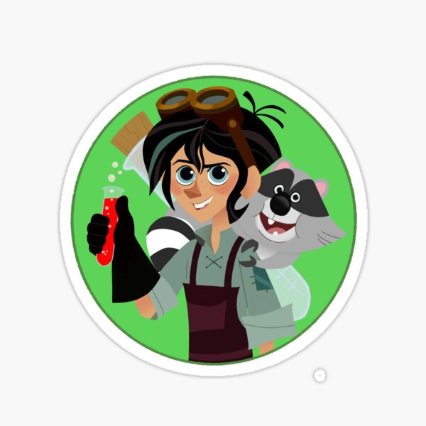 "Varian and Ruddiger, Tangled the Series" Sticker by Lily-B-Art | Redbubble