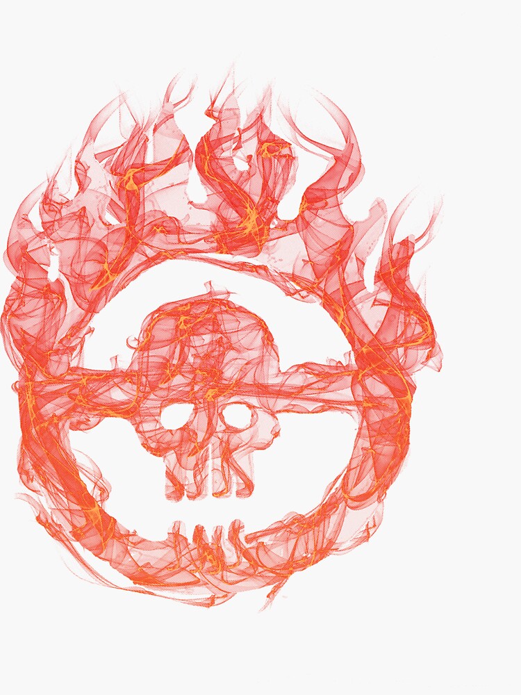 "Witness me [Red]" Sticker by Melkron | Redbubble