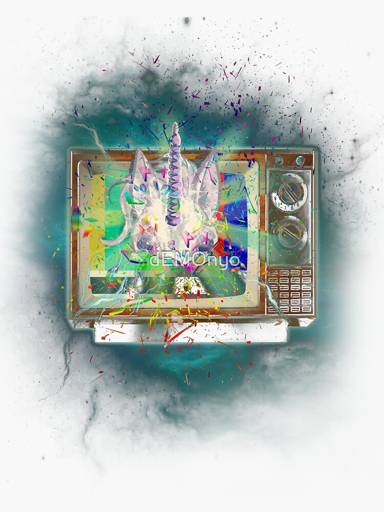 "Unicorn" Sticker by dEMOnyo | Redbubble