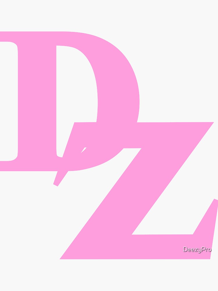 "DZ - Pink" Sticker by DeezyPro | Redbubble