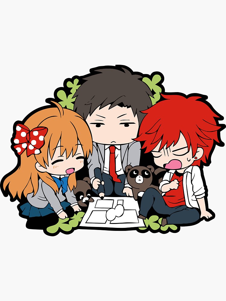 "Nozaki-kun Chibis" Sticker for Sale by Chibify | Redbubble