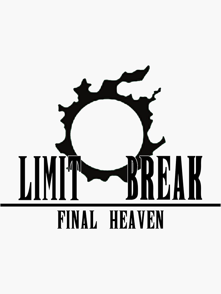 "FFXIV - Limit Break Melee (Black)" Sticker for Sale by PantherLilyz ...