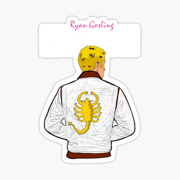 "Drive Ryan Gosling" Sticker by NinoMelon | Redbubble