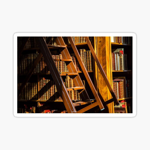 "Austria. Vienna. National Austrian Library. Bookshelves." Sticker by ...
