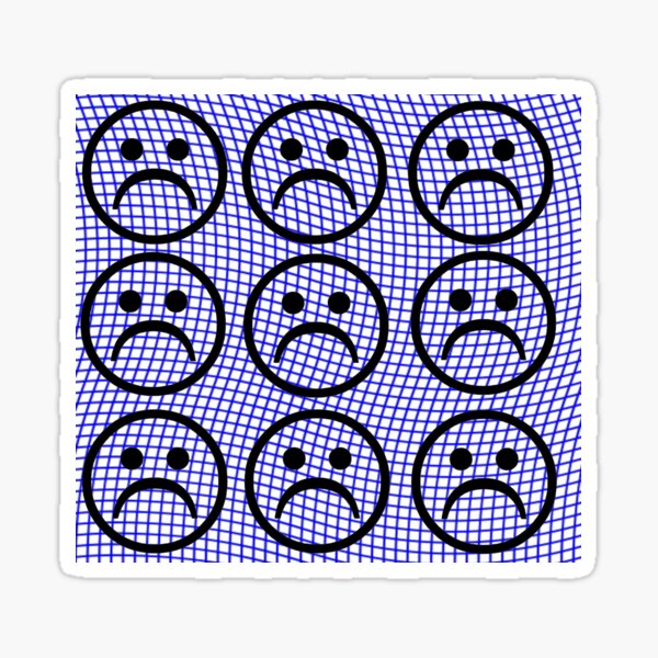 "It's ok to be sad." Sticker for Sale by sayakanker | Redbubble