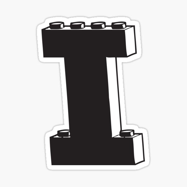 "THE LETTER I" Sticker for Sale by ChilleeW | Redbubble