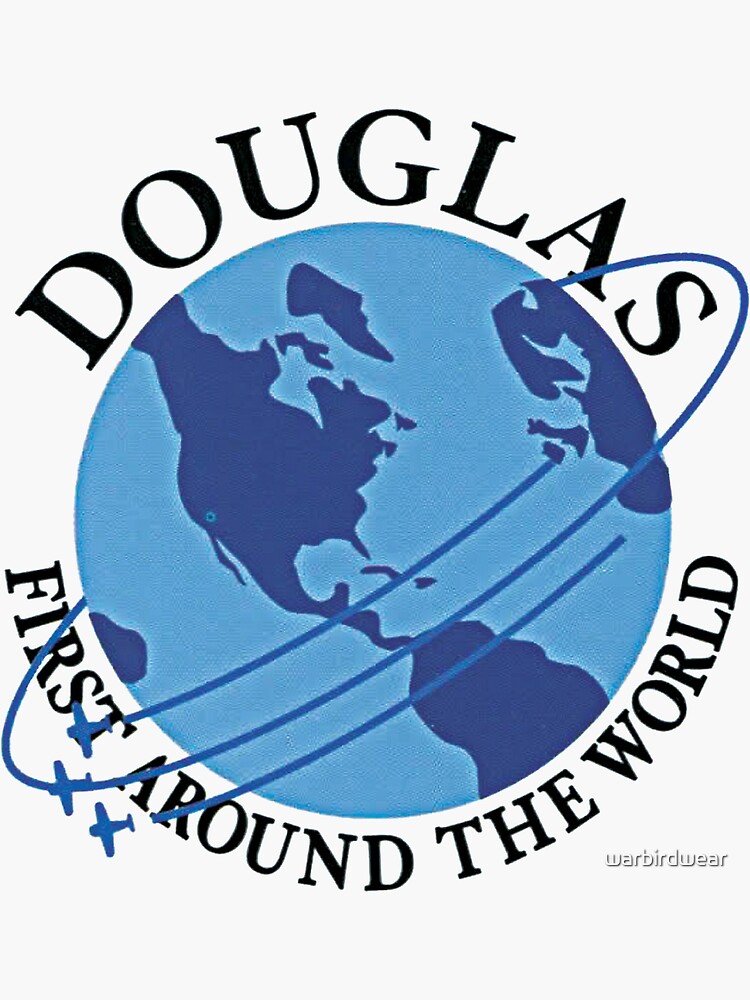 "Douglas Aircraft Company Logo" Sticker for Sale by warbirdwear | Redbubble