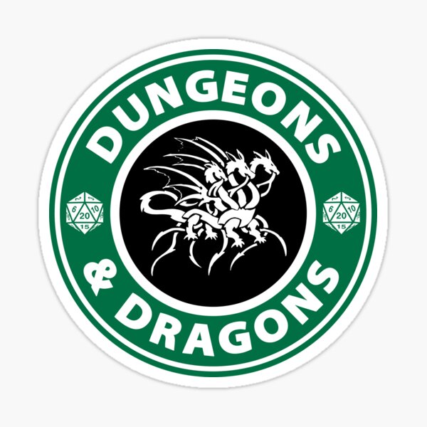 "DnD Coffee Brewery" Sticker for Sale by musthaveitsfun | Redbubble