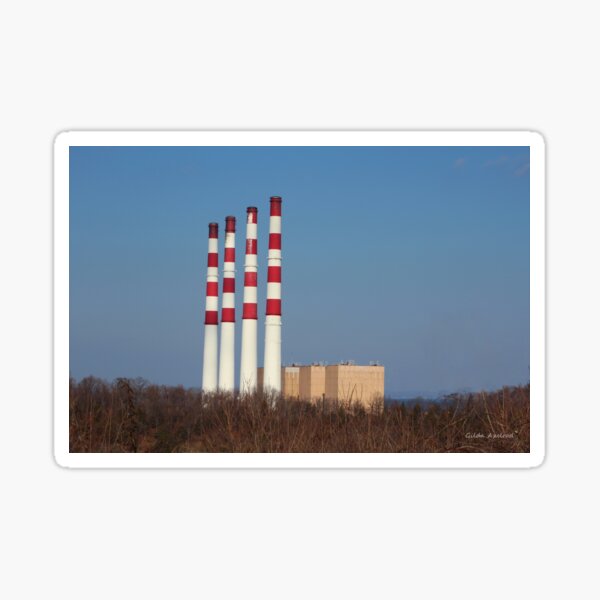 "Northport Power Plant" Sticker by GildaAx | Redbubble