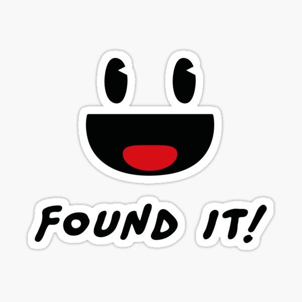 "Geocaching - Found it!" Sticker for Sale by chrisbears | Redbubble