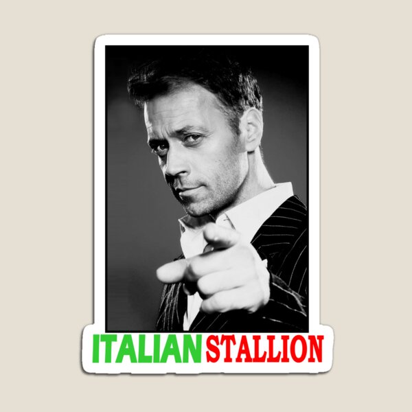 "ITALIAN STALLION - ROCCO SIFFREDI" Magnet for Sale by StefanoSimoni ...