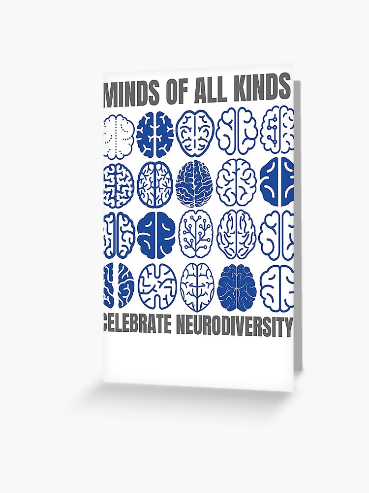 "Celebrate Neurodiversity" Greeting Card for Sale by Neuro Ruckus ...