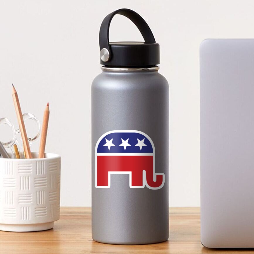 "Republican Original Elephant" Sticker by Republican | Redbubble