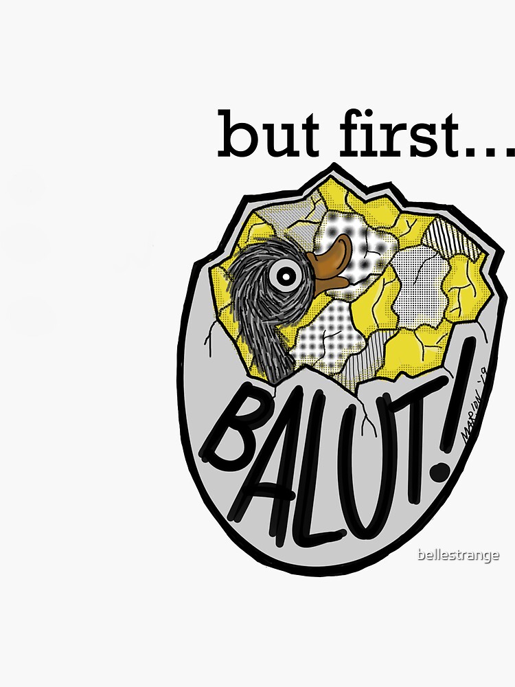"Start your day the Filipino way! Balut!" Sticker for Sale by ...