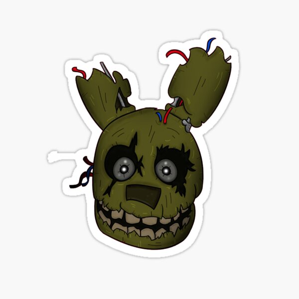 Springtrap Sticker For Sale By Coloniusbrony Redbubble