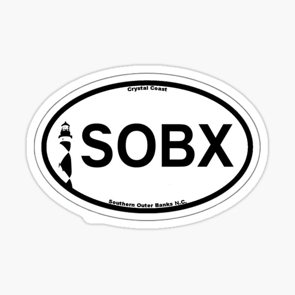 "Southern Outer Banks. " Sticker for Sale by America Roadside. | Redbubble
