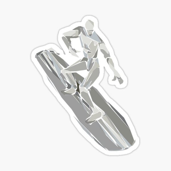 Silver Surfer Marvel Stickers | Redbubble