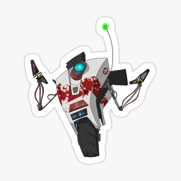 "Dr. Zed's Claptrap Sticker" Sticker for Sale by Keroa | Redbubble