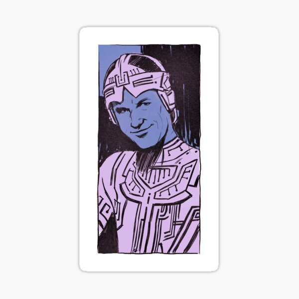 "Flynn portrait" Sticker for Sale by deimos-remus | Redbubble