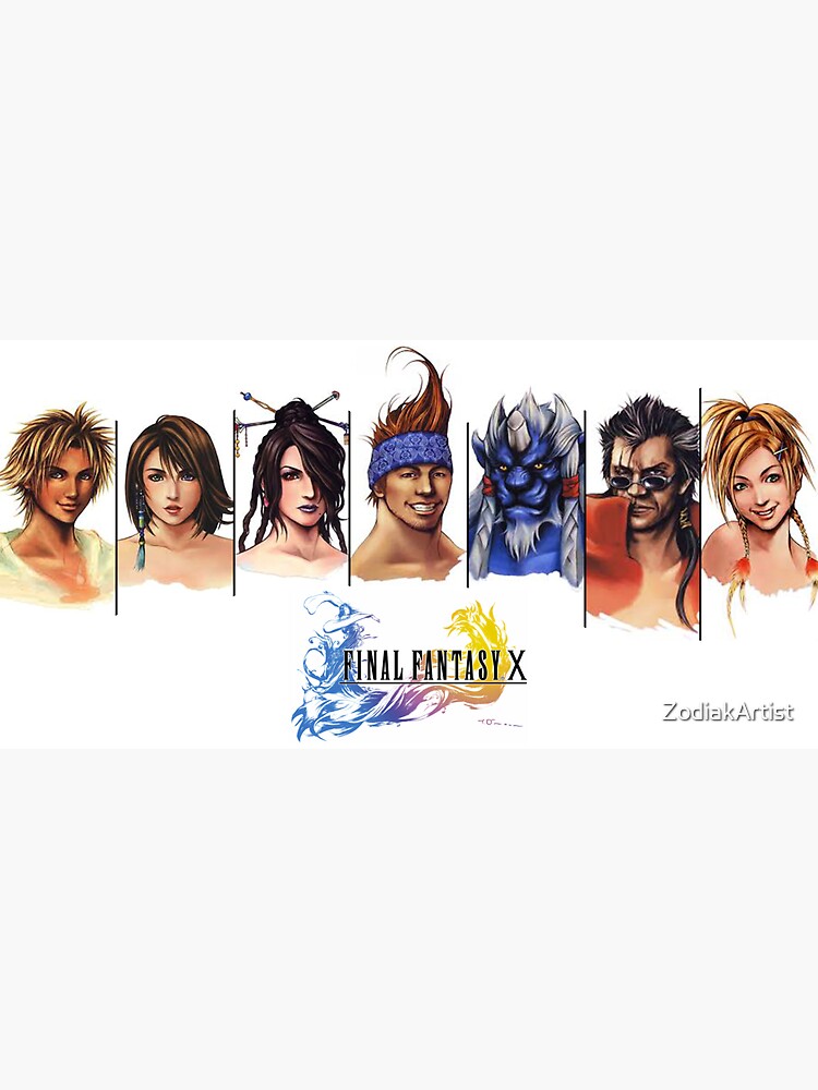 "Final Fantasy X Characters" Sticker by ZodiakArtist | Redbubble